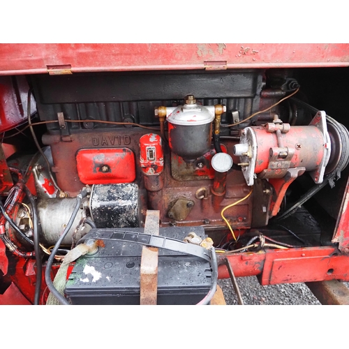 David Brown Cropmaster diesel tractor. Runs and drives. C/w cab. S/n PD ...