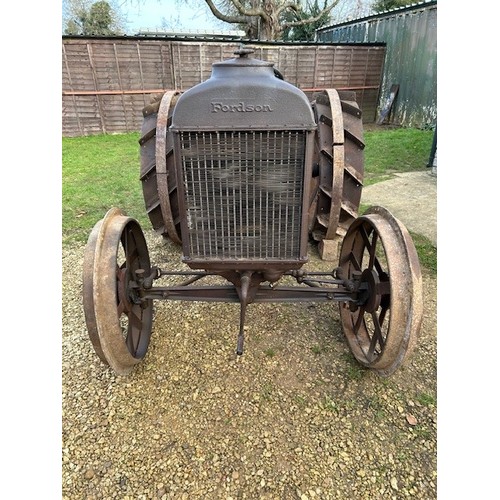 Fordson Model F Tractor. 1924. Runs and drives. Been in the same ...