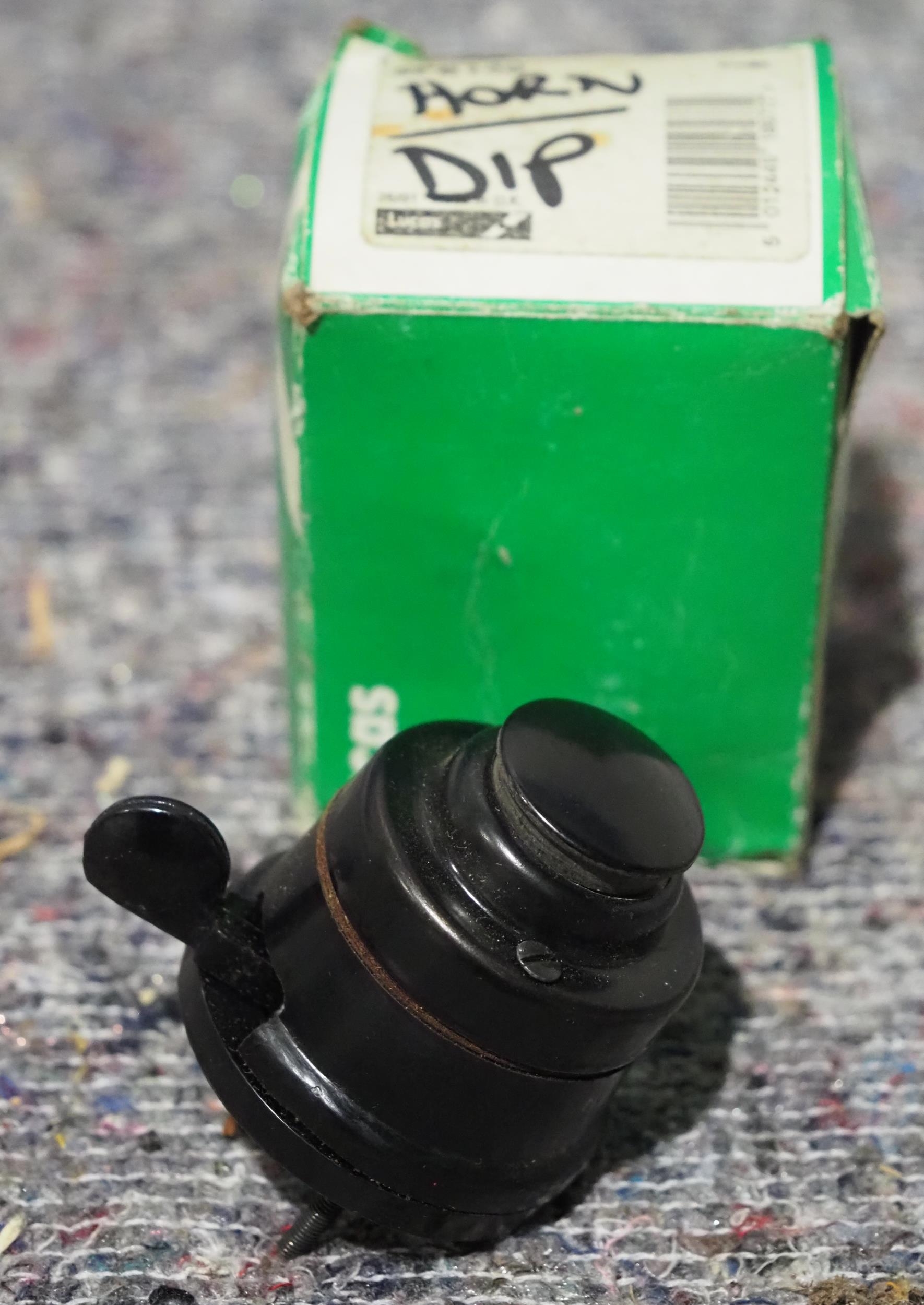 Genuine Lucas horn/dip switch, as used, by Nuffield