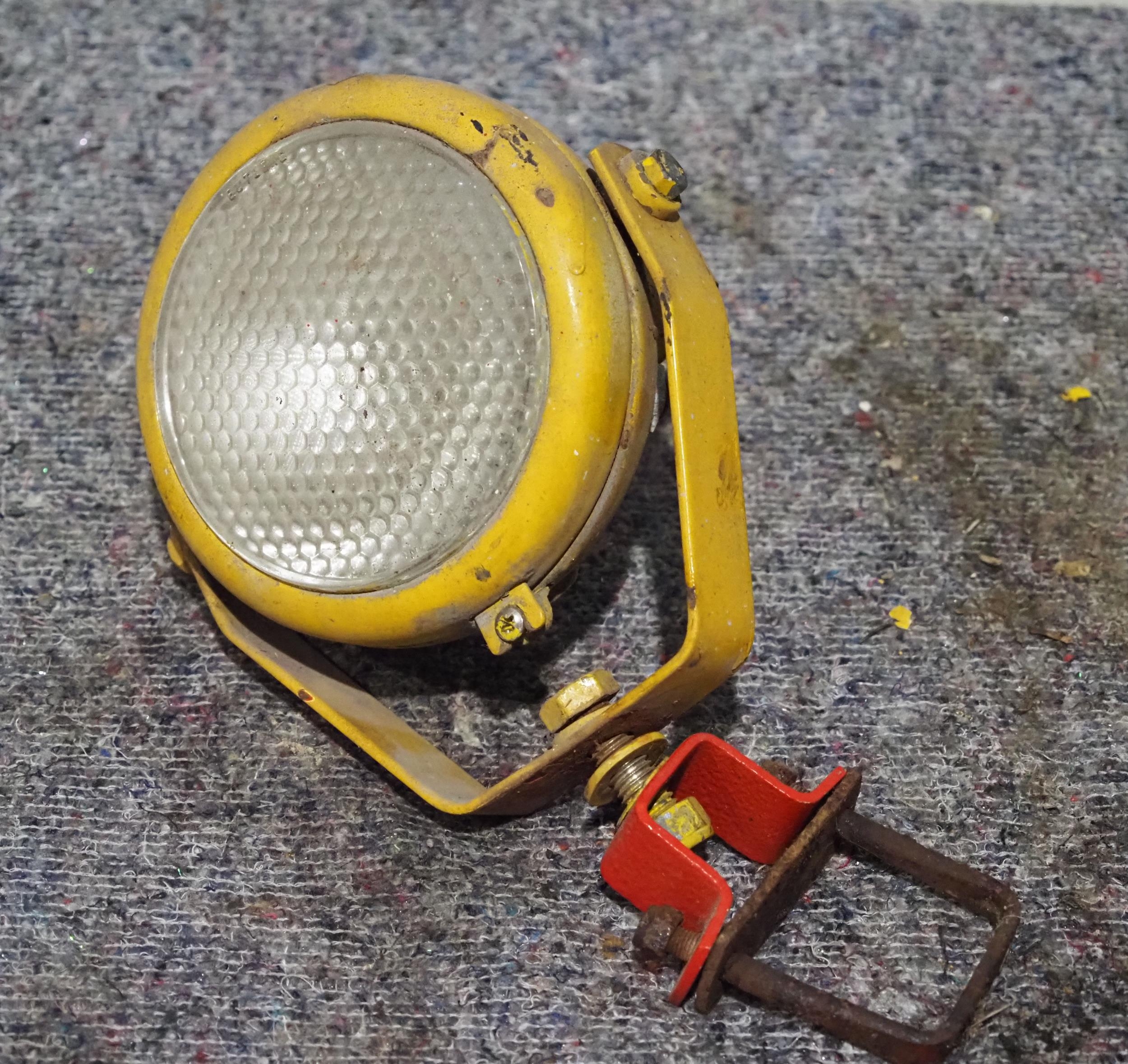 Massey Ferguson yellow plough lamp