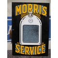 Modern enamel sign - Morris Service 20" x 14"