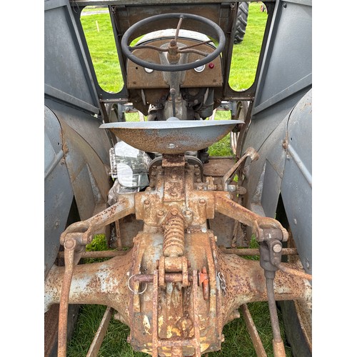 Ferguson TEA tractor. C/w Weathershield cab and Loddon vaporiser. S/No ...