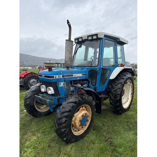 Ford 7610-111 tractor. 1990. Complete new engine 200 hours ago. 1 ...