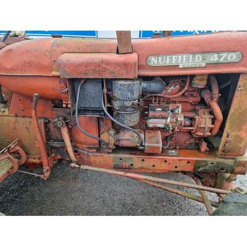 Nuffield 470 Super 4wd tractor. S/n 60N/2/2367/Z - 92322