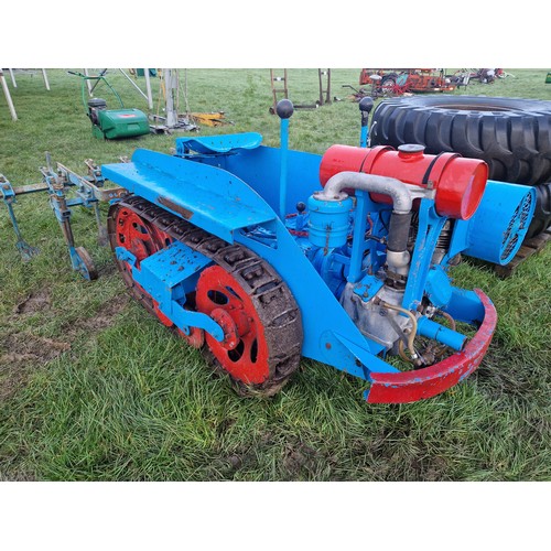 Ransomes crawler tractor and cultivator. Used last year