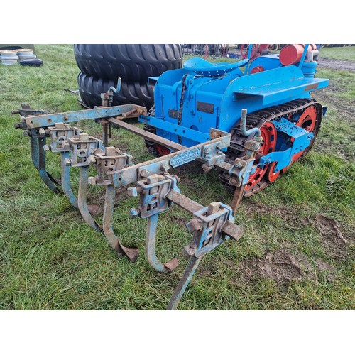 Ransomes crawler tractor and cultivator. Used last year