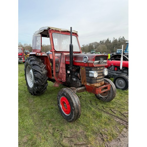 Massey Ferguson 185 tractor. 1973. Runs and drives. PAVT wheels. Been ...