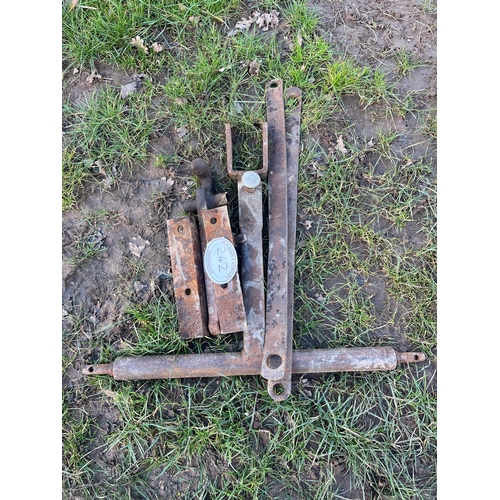 Massey Ferguson T bar, pickup hitch and stays