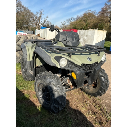 BRP outlander 450 Pro quad bike. Reg CX20 BNV. Key in office