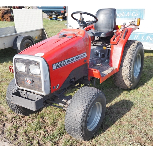 Massey Ferguson 1220 compact tractor. Been dry stored for 2 years and ...