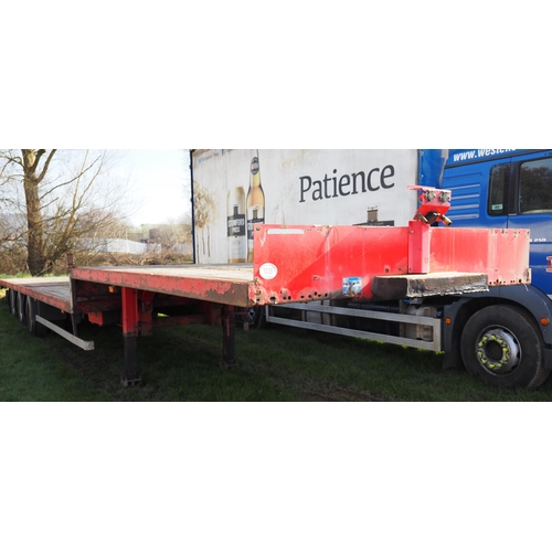 Step frame artic trailer 35ft