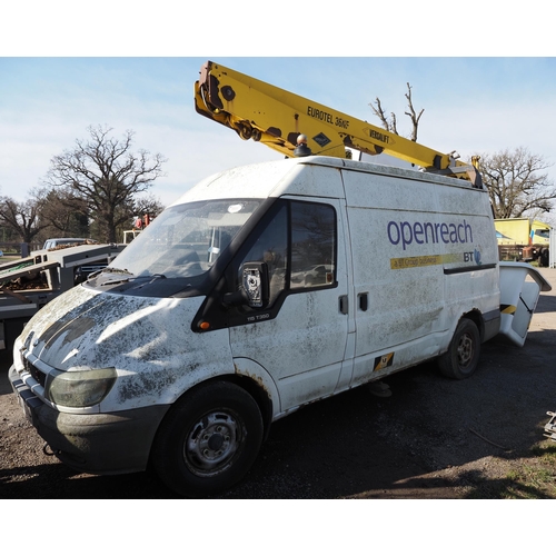Ford 115 T350 transit van with Versa lift