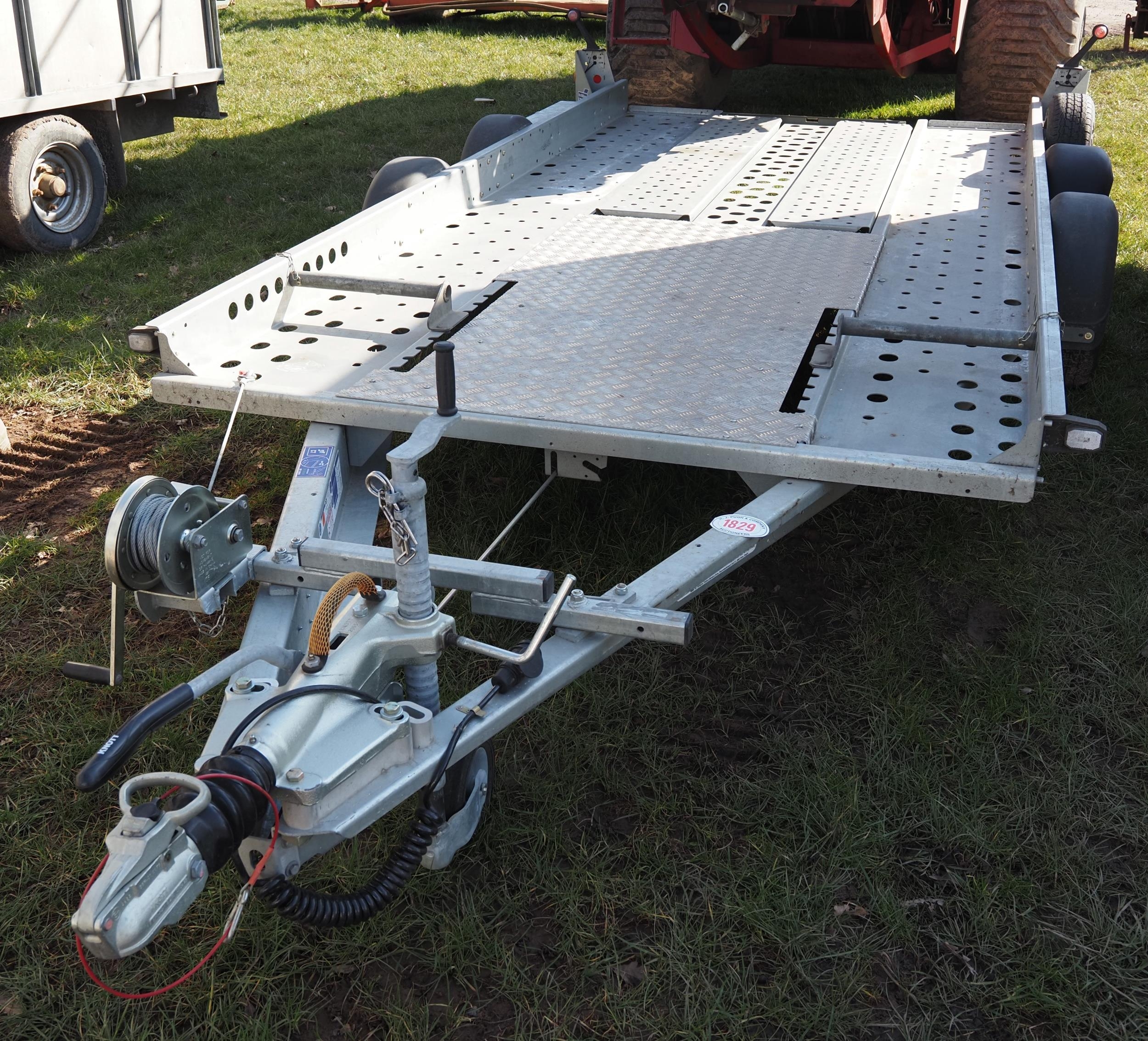 Ifor Williams 2HB CT136HD transporter with ramps and hand winch. Manual ...
