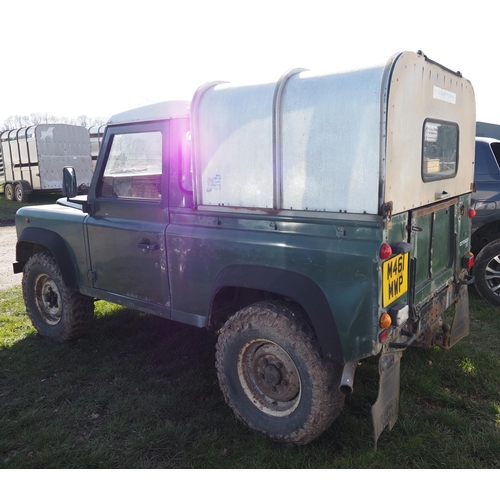 Land Rover Defender 90 diesel. Showing 271000 miles. Genuine sale. MOT ...