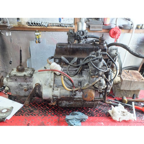 Reliant 850 engine c/w gearbox. All in good order