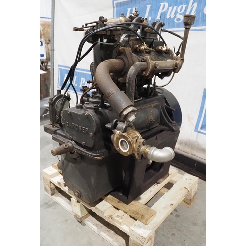 Gardner 2BCR marine engine. 1929. Rebuilt BTH magneto. Engine No. 28254 ...