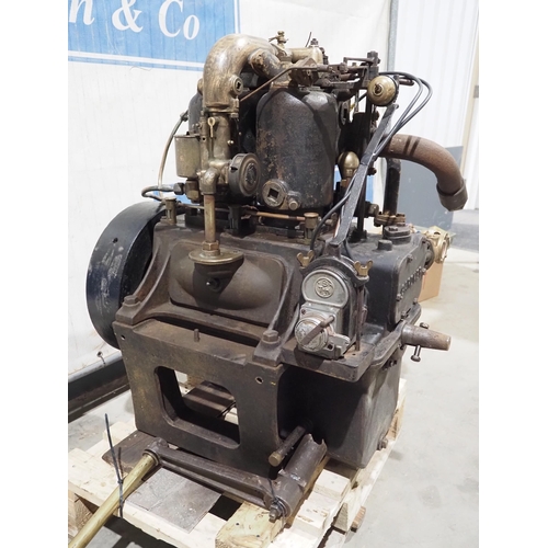 Gardner 2BCR marine engine. 1929. Rebuilt BTH magneto. Engine No. 28254 ...