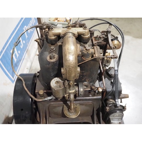 Gardner 2BCR marine engine. 1929. Rebuilt BTH magneto. Engine No. 28254 ...
