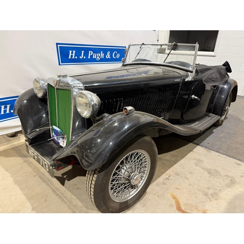 MG Midget. 1951. 1600cc Chassis No. TD/11683 Engine No. GT102976E Runs ...