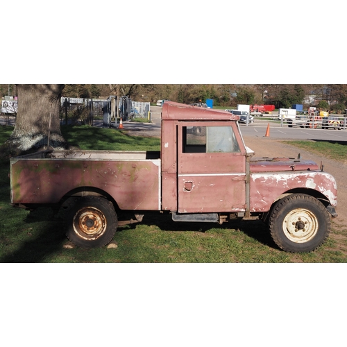 Land Rover 107 Series 1 LWB restoration project. 1955. 1997cc Chassis ...