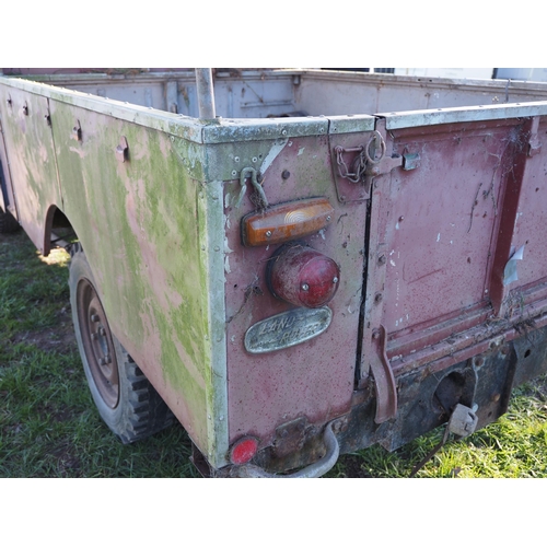 Land Rover 107 Series 1 LWB restoration project. 1955. 1997cc Chassis ...