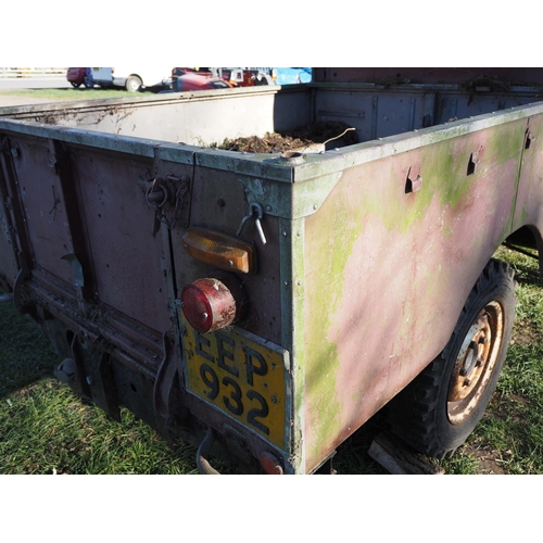 Land Rover 107 Series 1 LWB restoration project. 1955. 1997cc Chassis ...