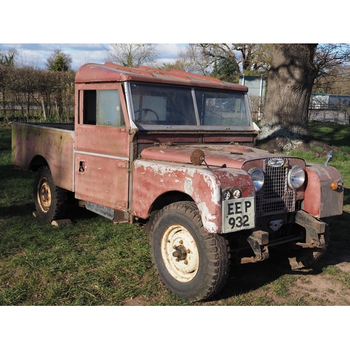 Land Rover 107 Series 1 LWB restoration project. 1955. 1997cc Chassis ...