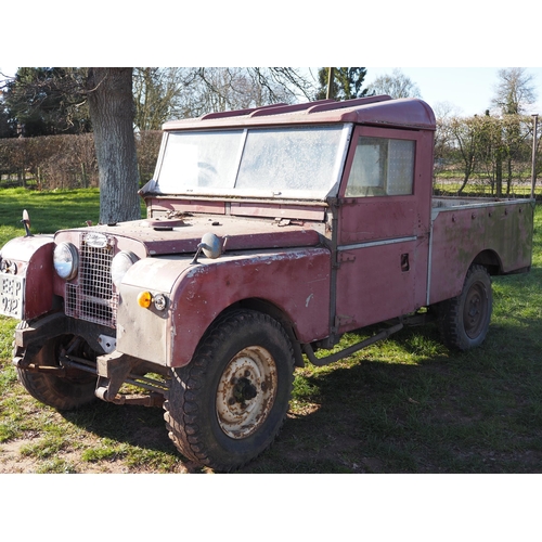 Land Rover 107 Series 1 LWB restoration project. 1955. 1997cc Chassis ...