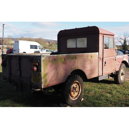 Land Rover 107 Series 1 LWB restoration project. 1955. 1997cc Chassis ...