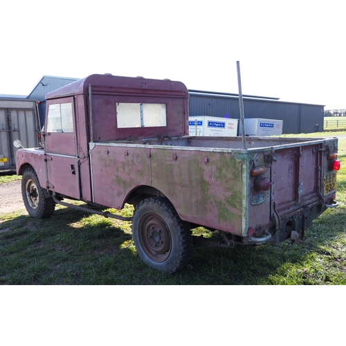 Land Rover 107 Series 1 LWB restoration project. 1955. 1997cc Chassis ...