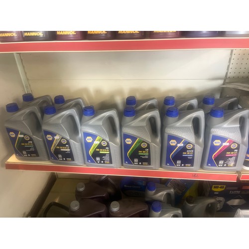 Drums of NAPA engine oil 5L