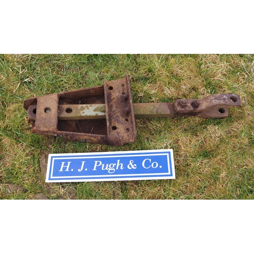 Fordson Dexta drawbar and carrier