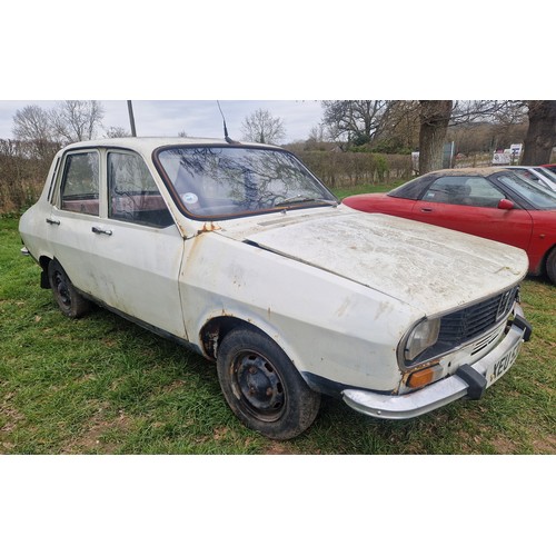 Dacia 1300 saloon car project. 1972. 1289cc Starts and runs. Dry stored ...