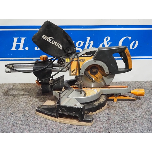 Evolution compound mitre saw