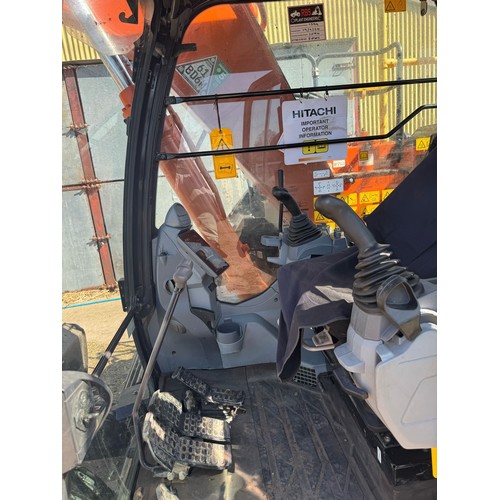 Hitachi ZX135-USBL-7 excavator. 2021. Showing approx 1300 hours, one ...