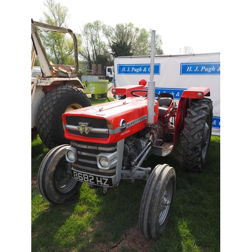 Massey Ferguson 135 Multipower tractor. Runs and drives. Reg. 8682 HZ