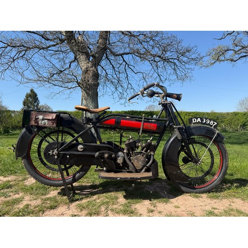 Veteran Lea-Francis 3¼hp V twin motorcycle. 1914. 324cc. Frame No ...