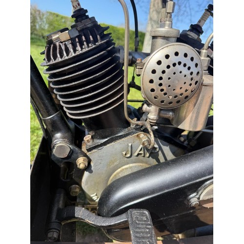 Veteran Lea-Francis 3¼hp V twin motorcycle. 1914. 324cc. Frame No ...