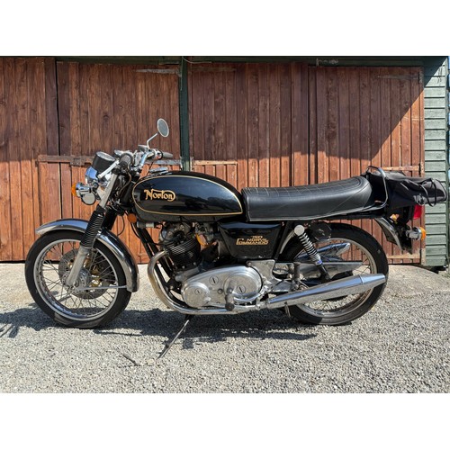 Norton Commando 750 motorcycle. 1973. 745cc Frame No. 220543 Engine No ...