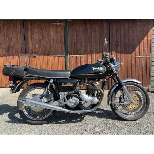 Norton Commando 750 motorcycle. 1973. 745cc Frame No. 220543 Engine No ...