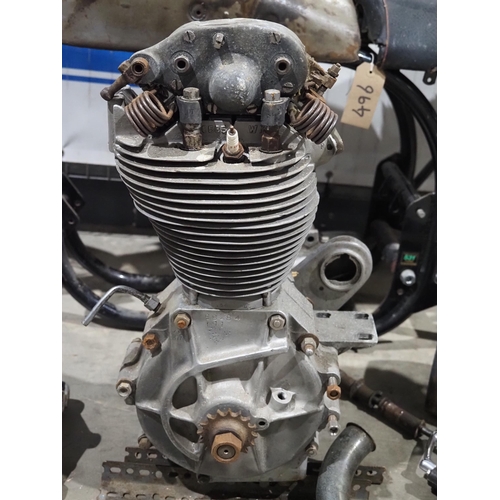 Norton International project. 1957. 500cc Engine No. 68484 L11 Includes ...