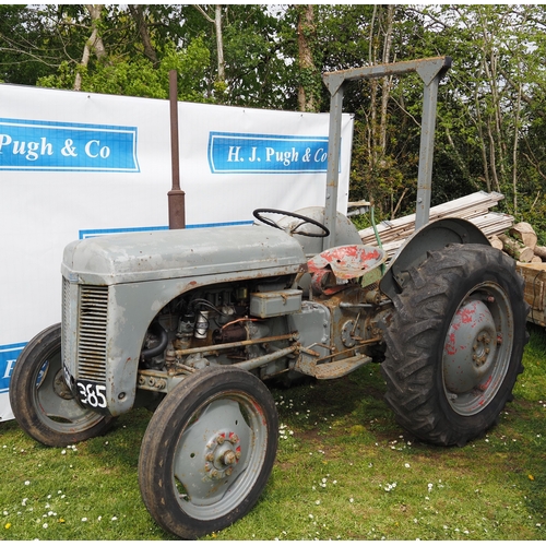Ferguson TED petrol/paraffin tractor, 1951. Runs and drives. C/w roll ...