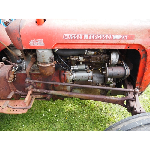 Massey Ferguson 35 3 cylinder tractor. Showing 2769 hours. Runs and ...