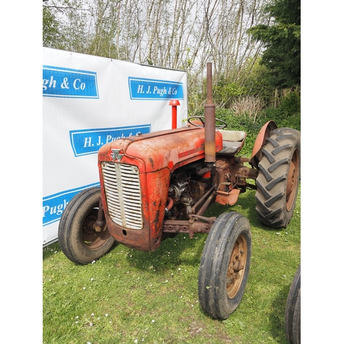Massey Ferguson 35 3 cylinder tractor. Showing 2769 hours. Runs and ...