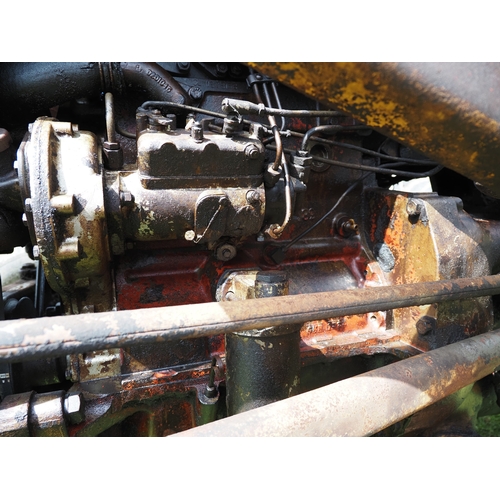 Massey Ferguson 35 3 cylinder tractor, 1960. Showing 1520 hours. Runs and drives. C/w front end load