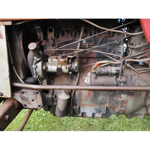Massey Ferguson 165 Mk III tractor. Showing 1865 hours. Runs and drives ...