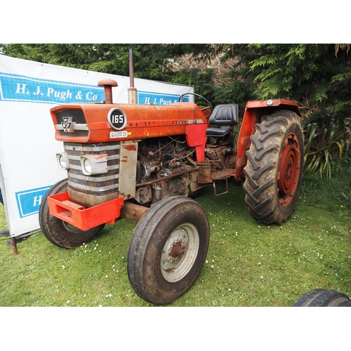 Massey Ferguson 165 Mk III tractor. Showing 1865 hours. Runs and drives ...