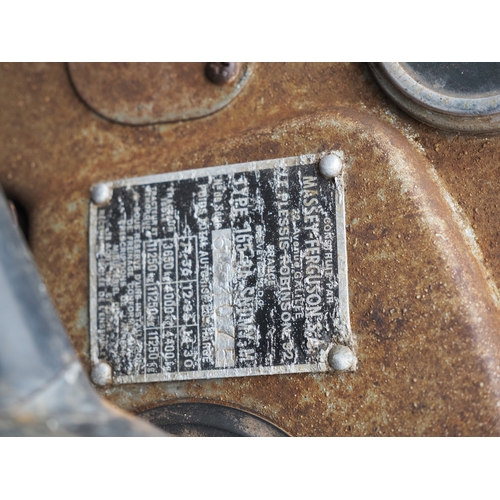 Massey Ferguson 165 Mk III tractor. Showing 1865 hours. Runs and drives ...