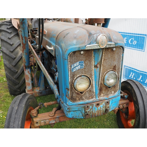 Fordson Super Major tractor. Runs and drives. C/w front end loader and ...