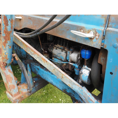 Fordson Super Major tractor. Runs and drives. C/w front end loader and ...